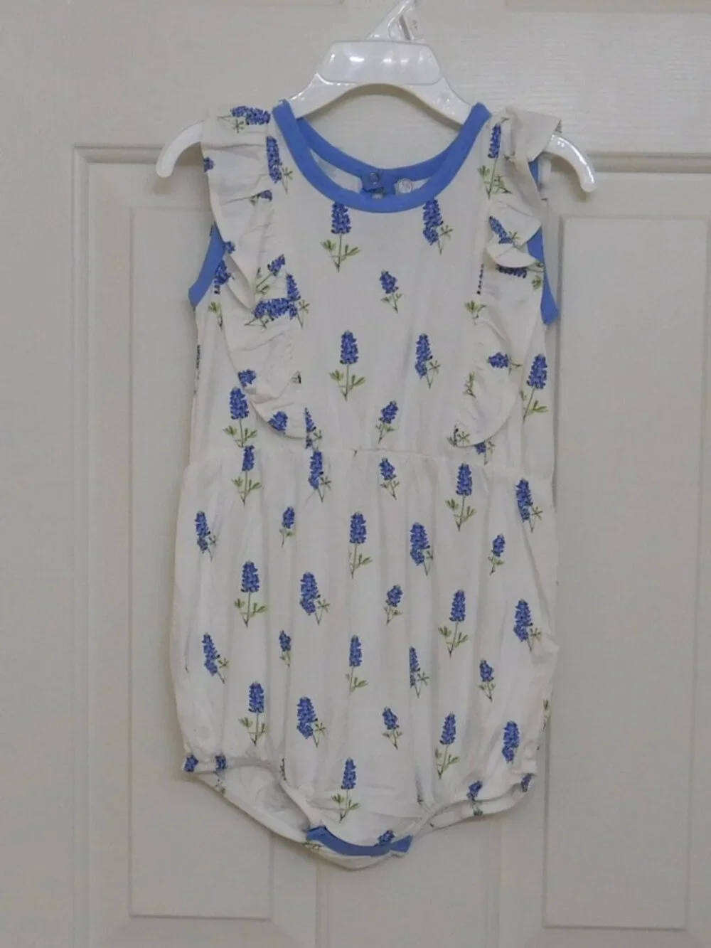 Kyte BABY | Bottoms | Nwt Kyte Baby White Purple Blue Periwinkle Floral ...
